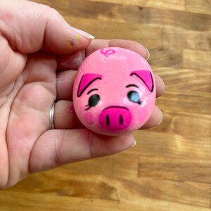 Pig Rock-farm Animal Rock-painted Rock-pig Lovet Gift-cute Pig Decor ...