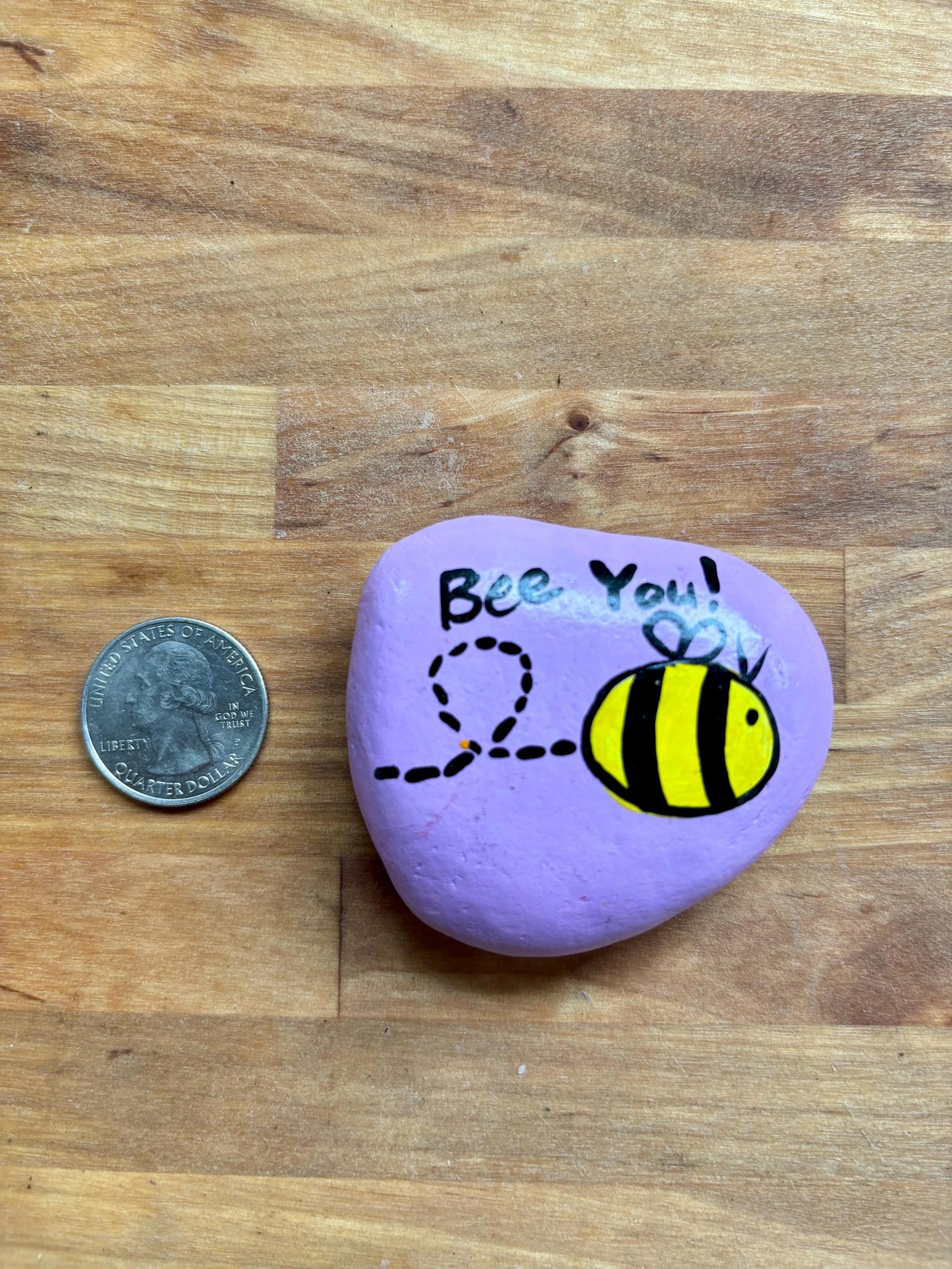 Kindness Rock-bee Kind-bumble Bee Rock-painted Rock-positivty Rock ...