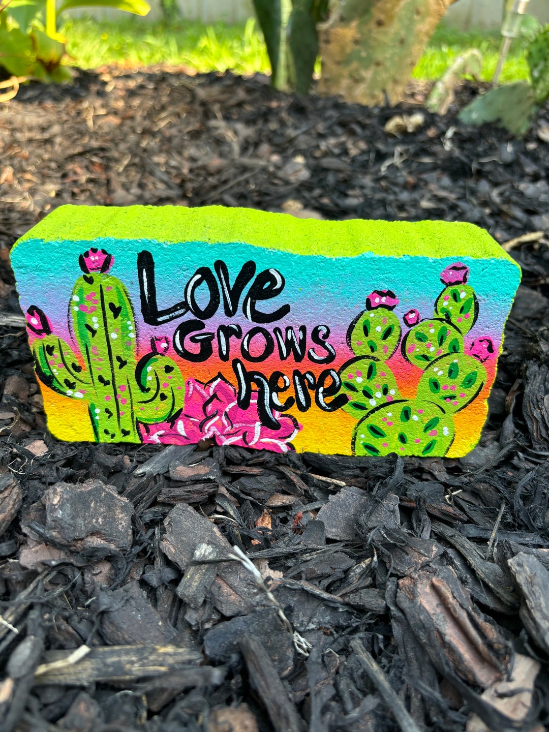 Garden Brick/yard Decor/whimsical Sign/housewarming Gift/garden ...