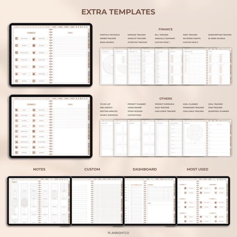 Digital Planner, iPad Planner, Goodnotes Planner, Daily, Weekly ...