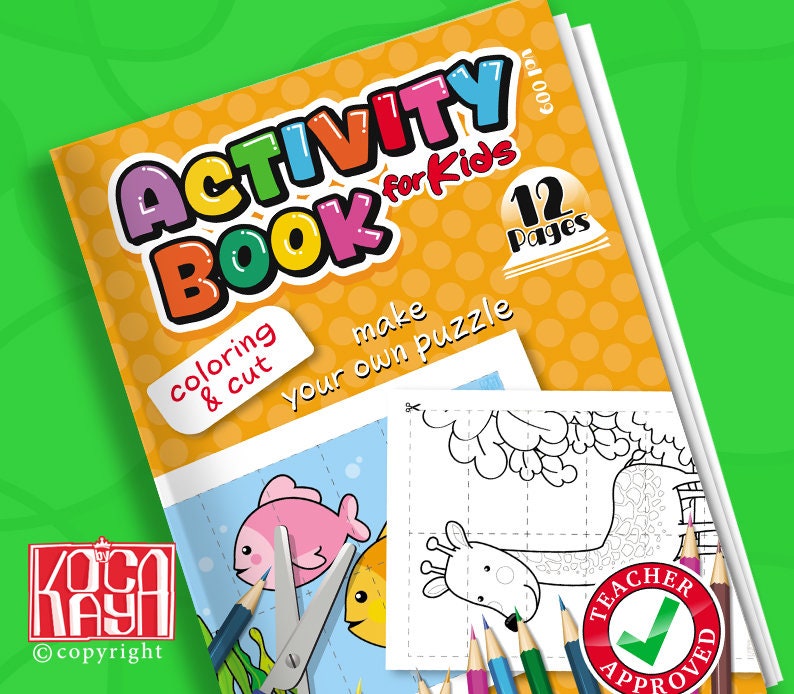 Make Your Own Puzzle. Draw, Paint and Cut. Develop Your Child's Skills ...