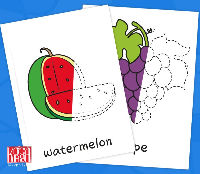 21 Trace and Coloring Worksheets for Pre-k. Tracing & Coloring Pages ...