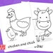 21 Animal Drawing and Coloring Pages. Funny Activity Book for Kids ...
