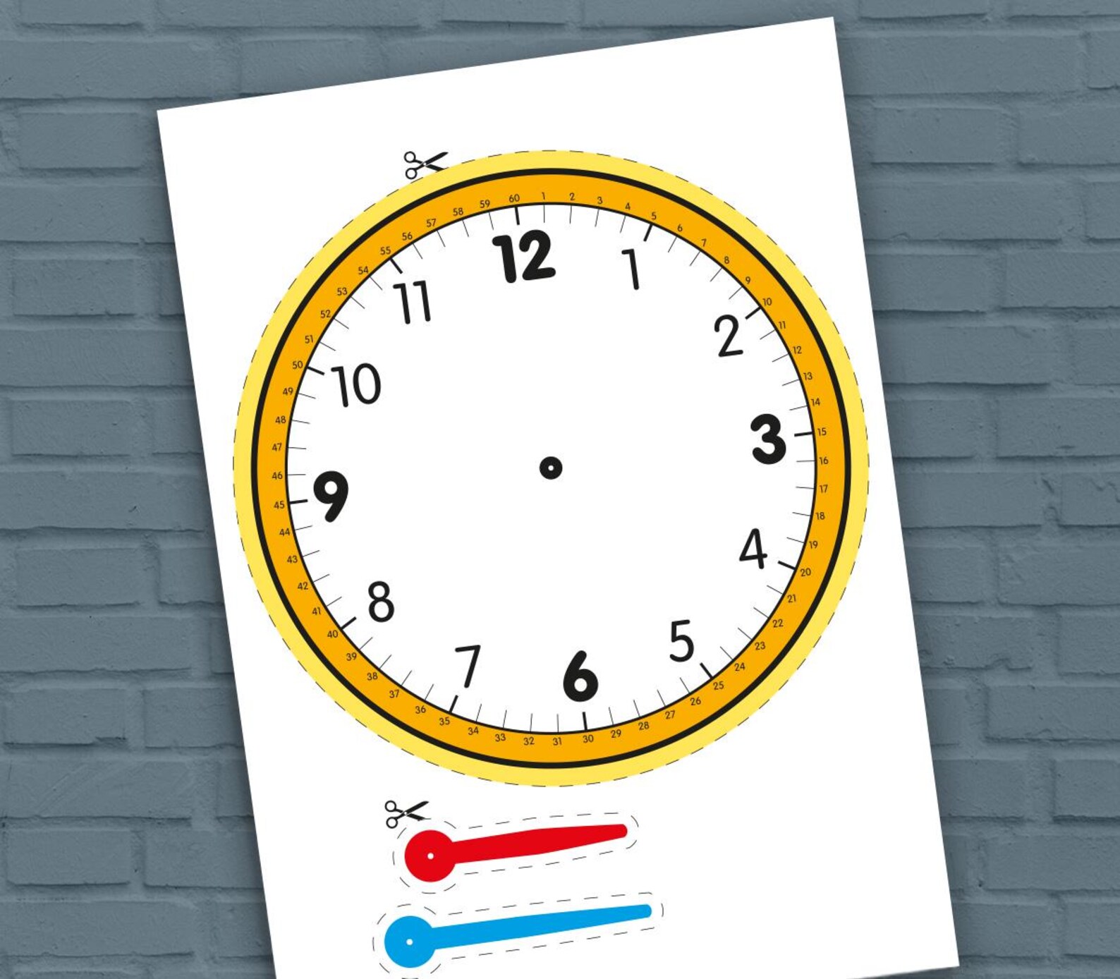 Learn to Tell Time. Clock Learning Pages for Kids – Analog Time ...