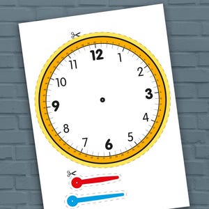 Learn to Tell Time. Clock Learning Pages for Kids – Analog Time ...