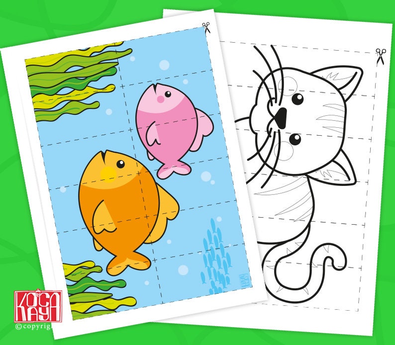 Make Your Own Puzzle. Draw, Paint and Cut. Develop Your Child's Skills ...