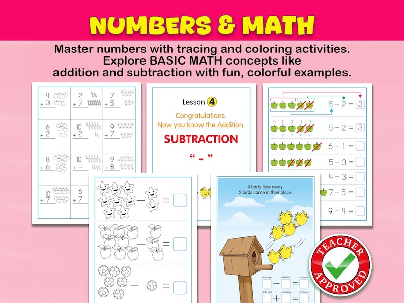 500+ Pages Preschool, Kindergarten Learning Bundle. Instant Download ...