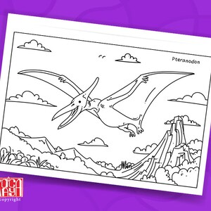 Dinosaurs Coloring Pages. Funny, Dinosaur-themed Activity Book for ...