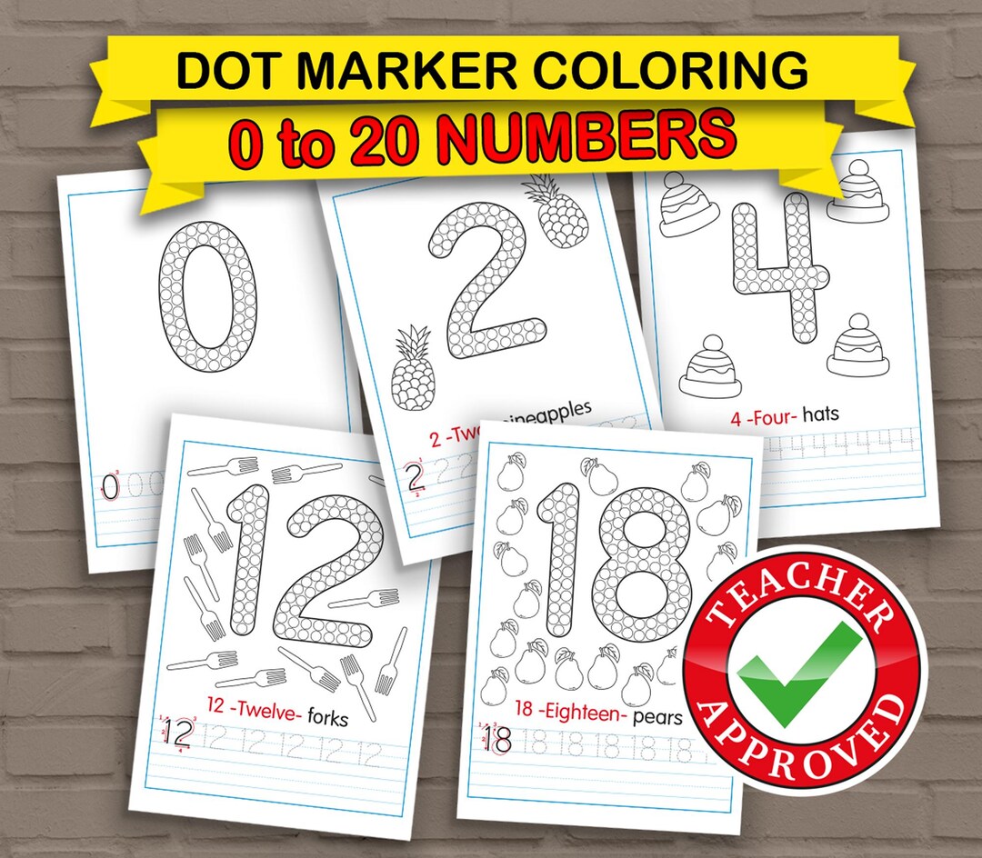 20 Number Tracing Worksheets | Tracing 0-20 | Fun Preschool Practice ...
