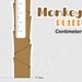 Printable Monkey Height Chart for Child's Rooms. This Height Chart is ...
