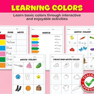 500+ Pages Preschool, Kindergarten Learning Bundle. Instant Download ...