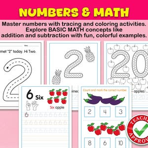 500+ Pages Preschool, Kindergarten Learning Bundle. Instant Download ...