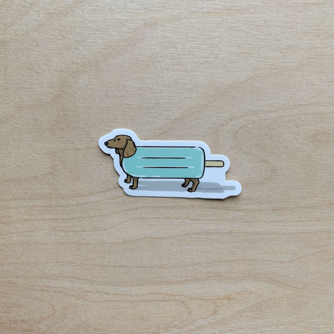 Hot Dog Vinyl Die Cut Sticker - Etsy