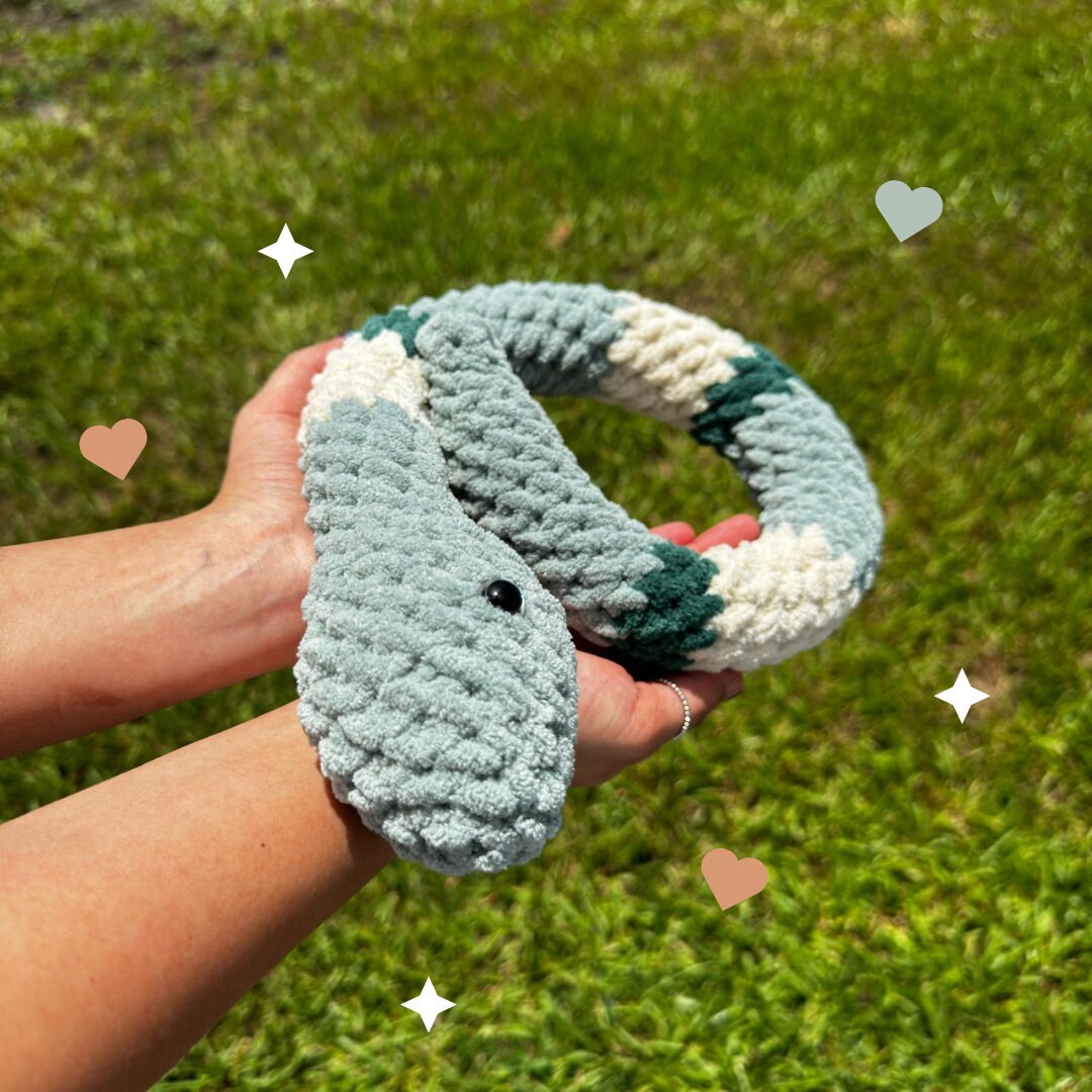 Crochet Snake Plushie︱amigurumi Plush - Etsy
