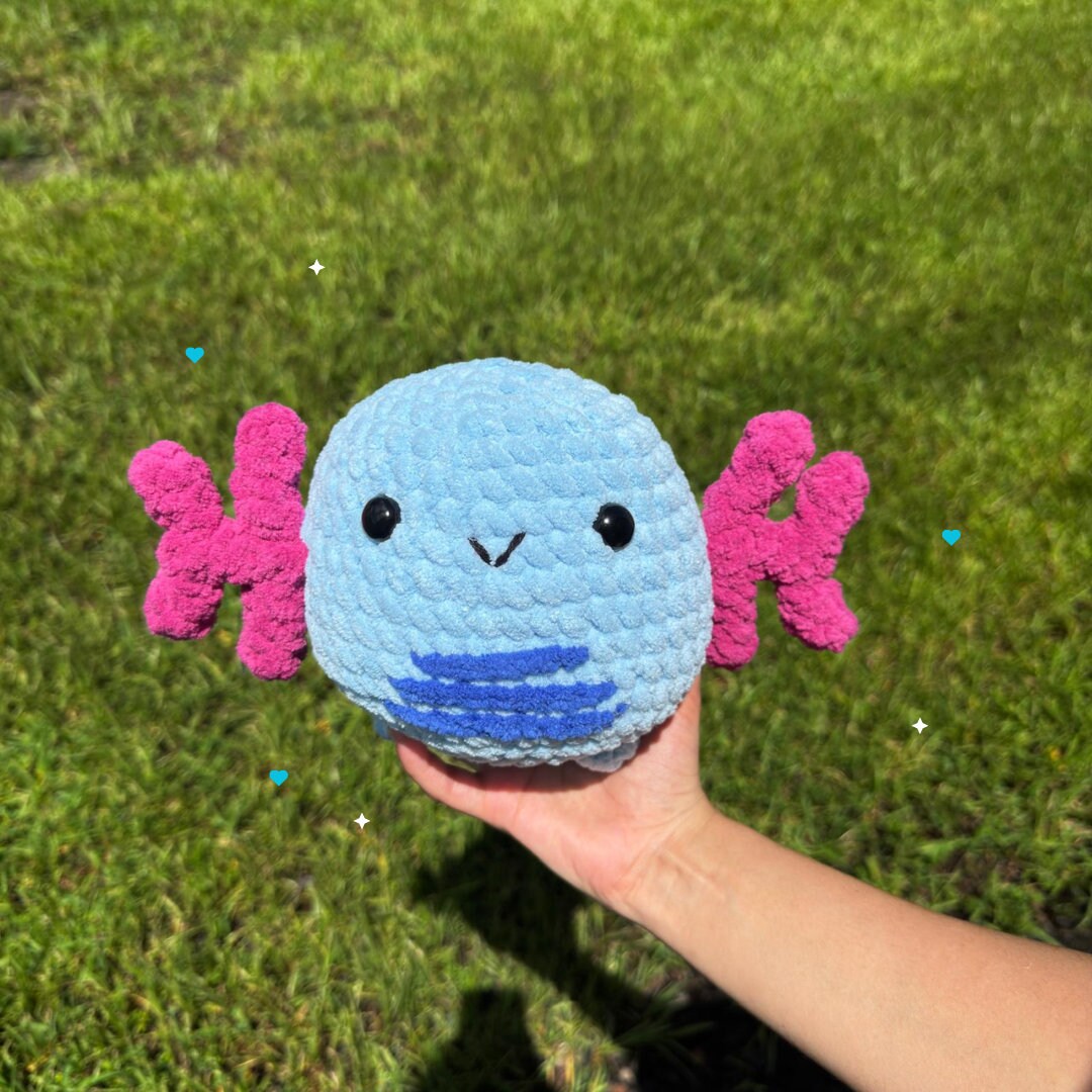 Crochet Wooper Plushieamigurumi Plush - Etsy