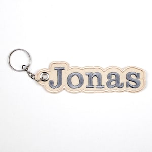 Inspirational Quote Keychain: Custom Embroidered Tag With Positive ...