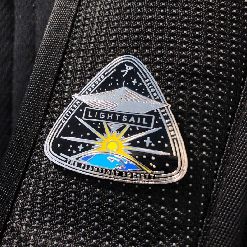 Lightsail 1 Enameled Pin for Planetary Society - Etsy