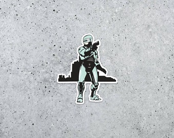 Robocop Vinyl Sticker - Etsy