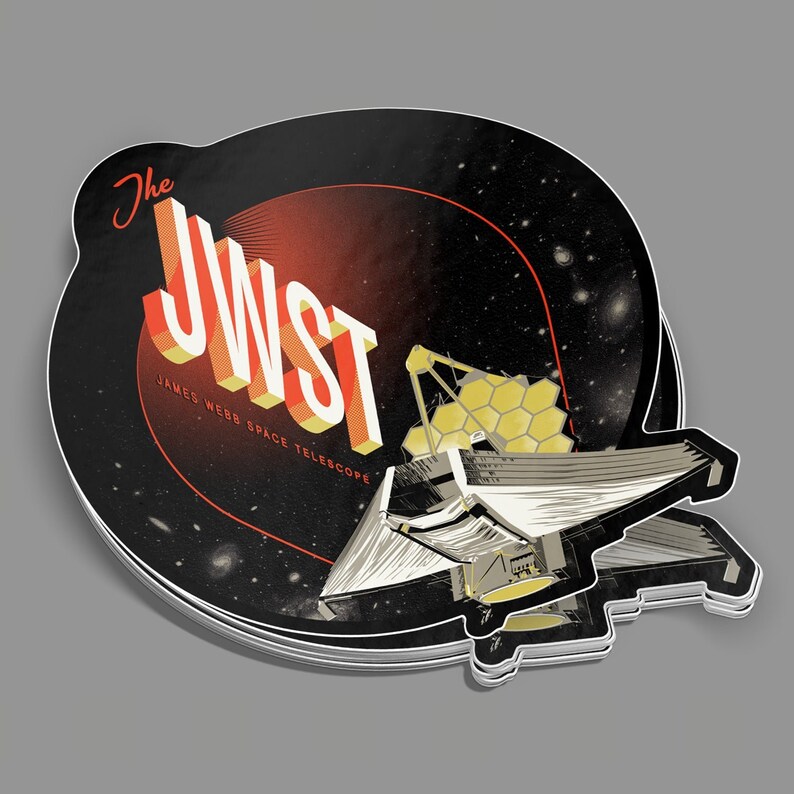 James Webb Space Telescope Sticker - Etsy
