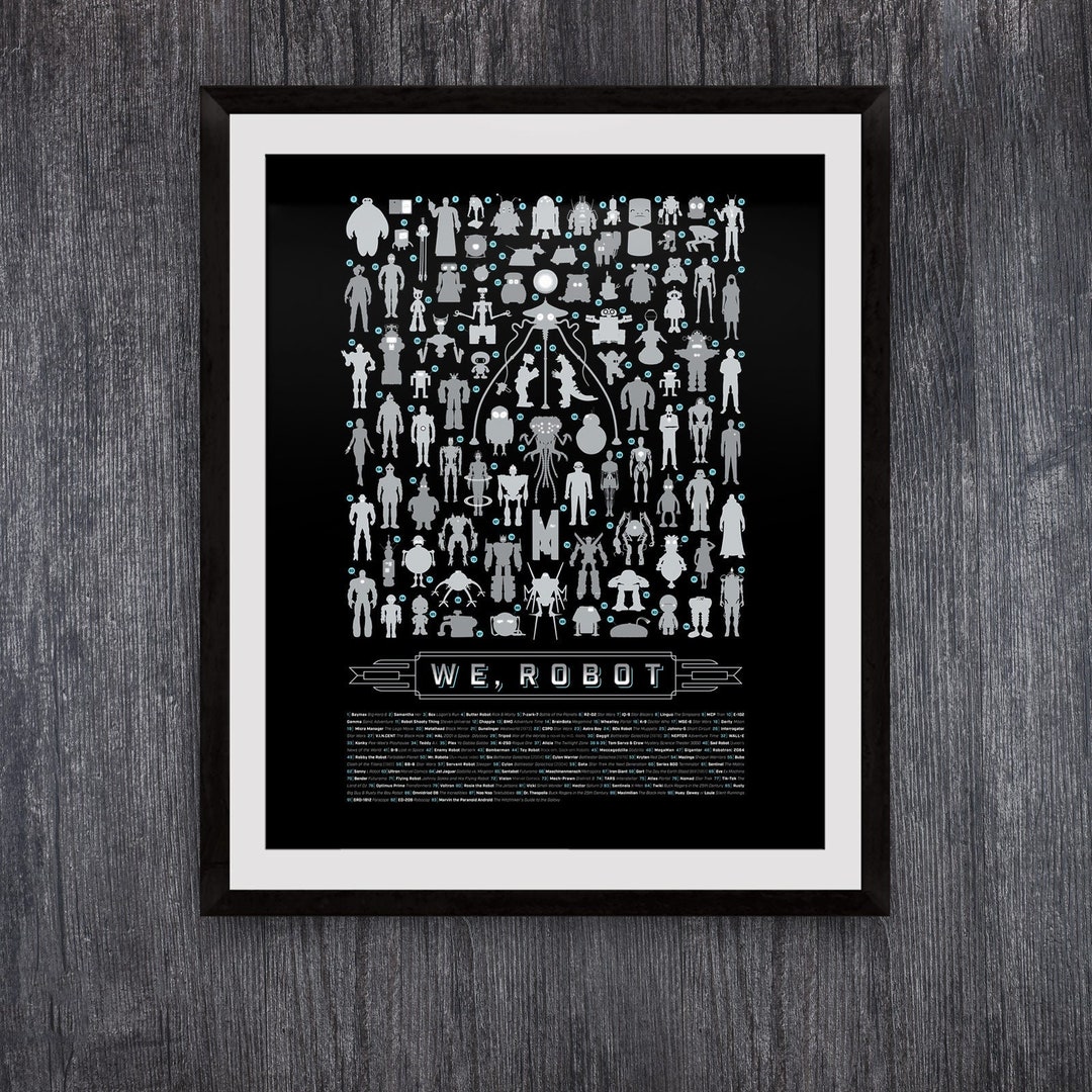 Impression anniversaire des 10 ans de WeRobot - Etsy France