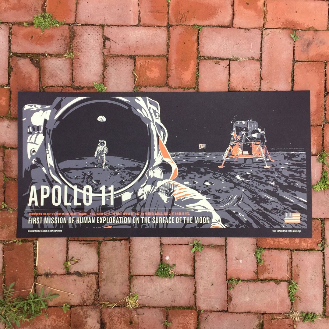 Apollo 11 From the Giant Leaps in Space Print Series - Etsy
