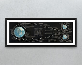 NASA Flight Plan, Apollo Manned Lunar Landing, Lunar Mission Flight ...
