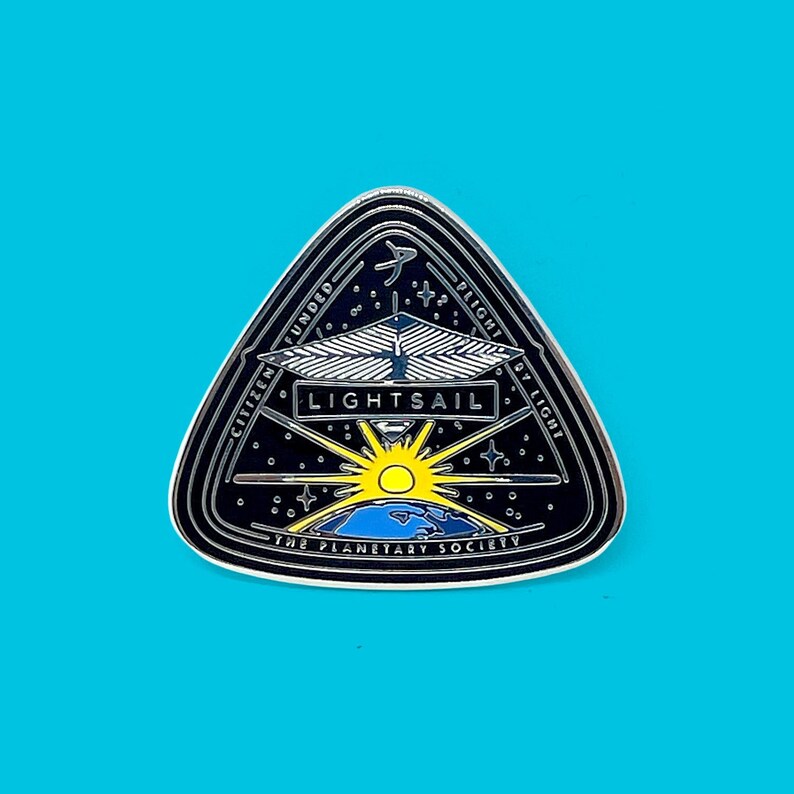 Lightsail 1 Enameled Pin for Planetary Society - Etsy