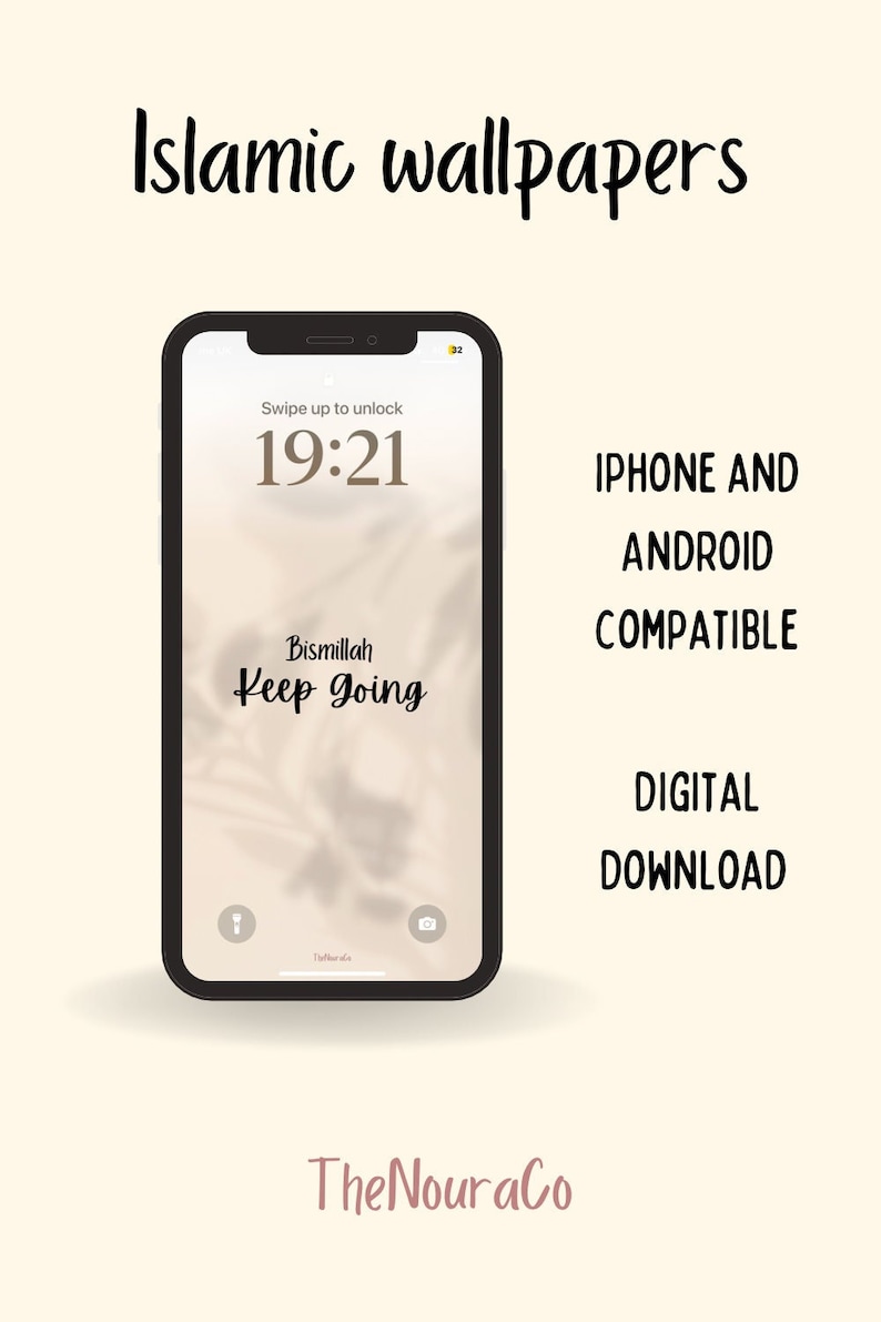 Islamic Phone Wallpaper/ Lockscreen and Screensaver/ Instant Digital ...