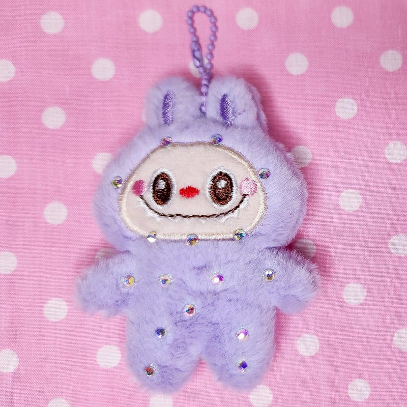 Labubu Plush Key Chains - Etsy