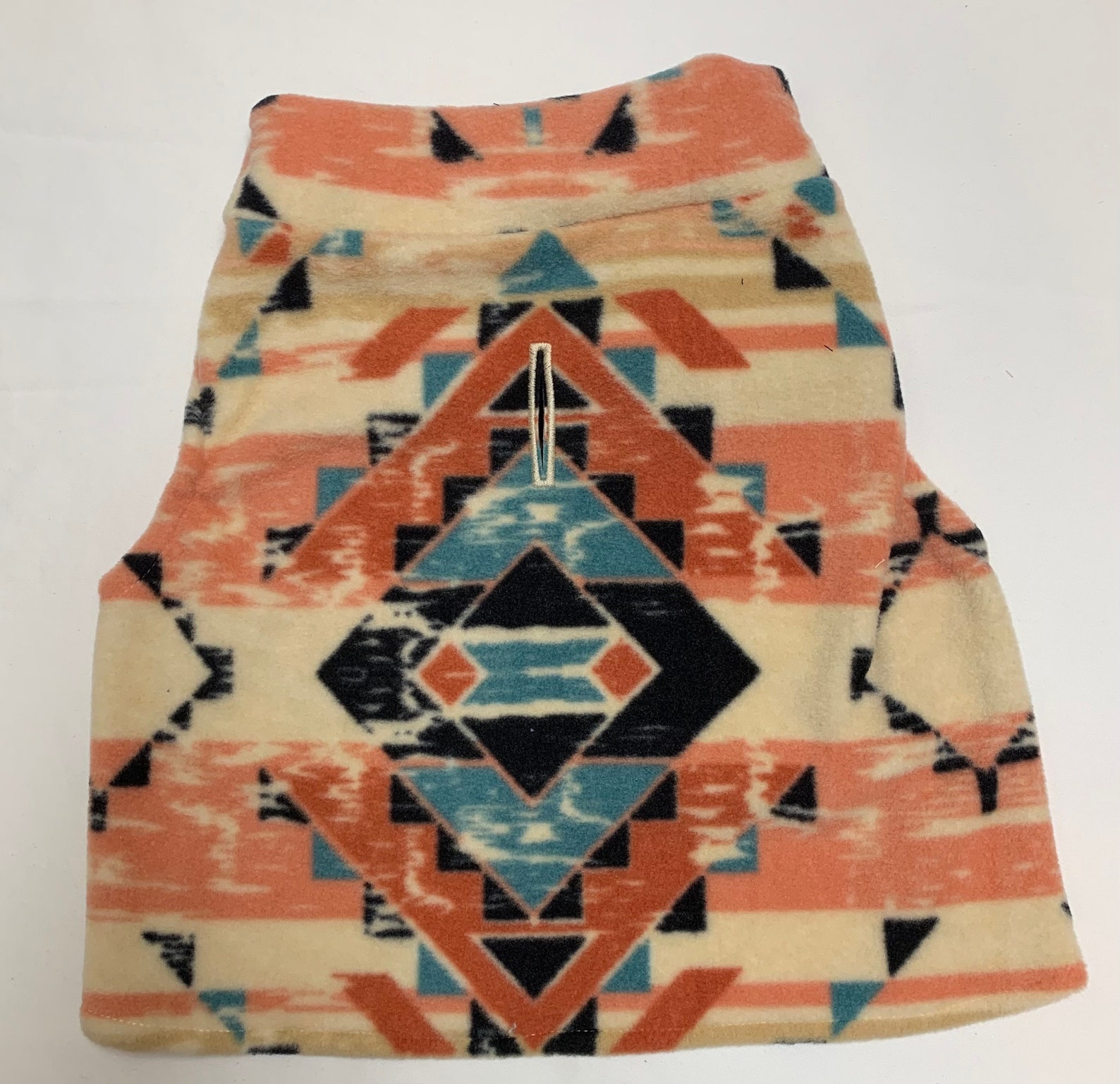 French Bulldog Frenchie Fleece Pullover Jacket Small Aztec Southwestern ...