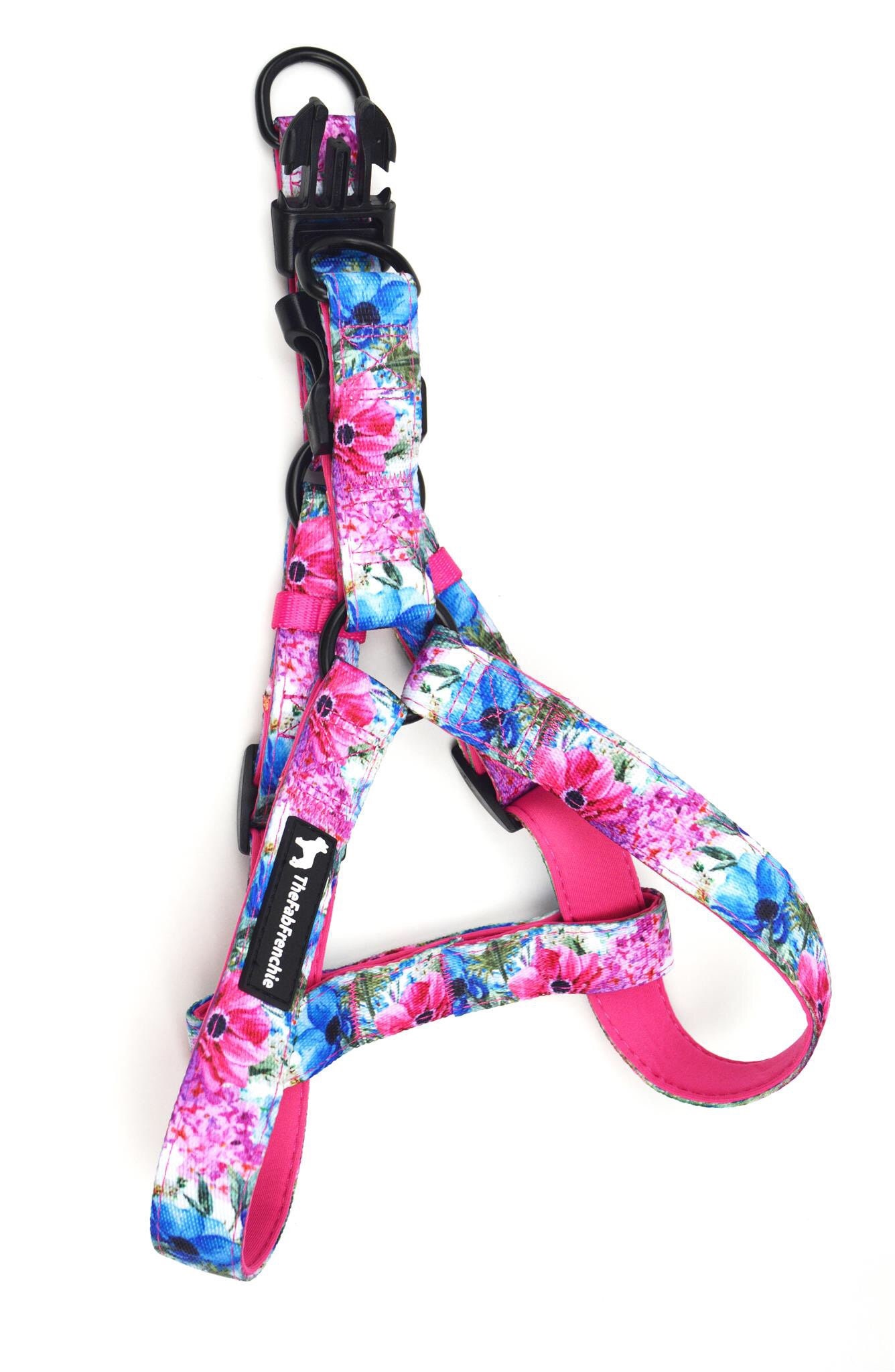 The Fab Frenchie® French Bulldog Step-in Harness Collar Leash Pug ...