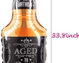 Whiskey Bottle Balloon Engagement Party Props Birthday Party ...