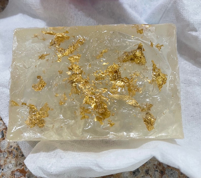 Clear Glycerin Soaps With 24k Gold - Etsy