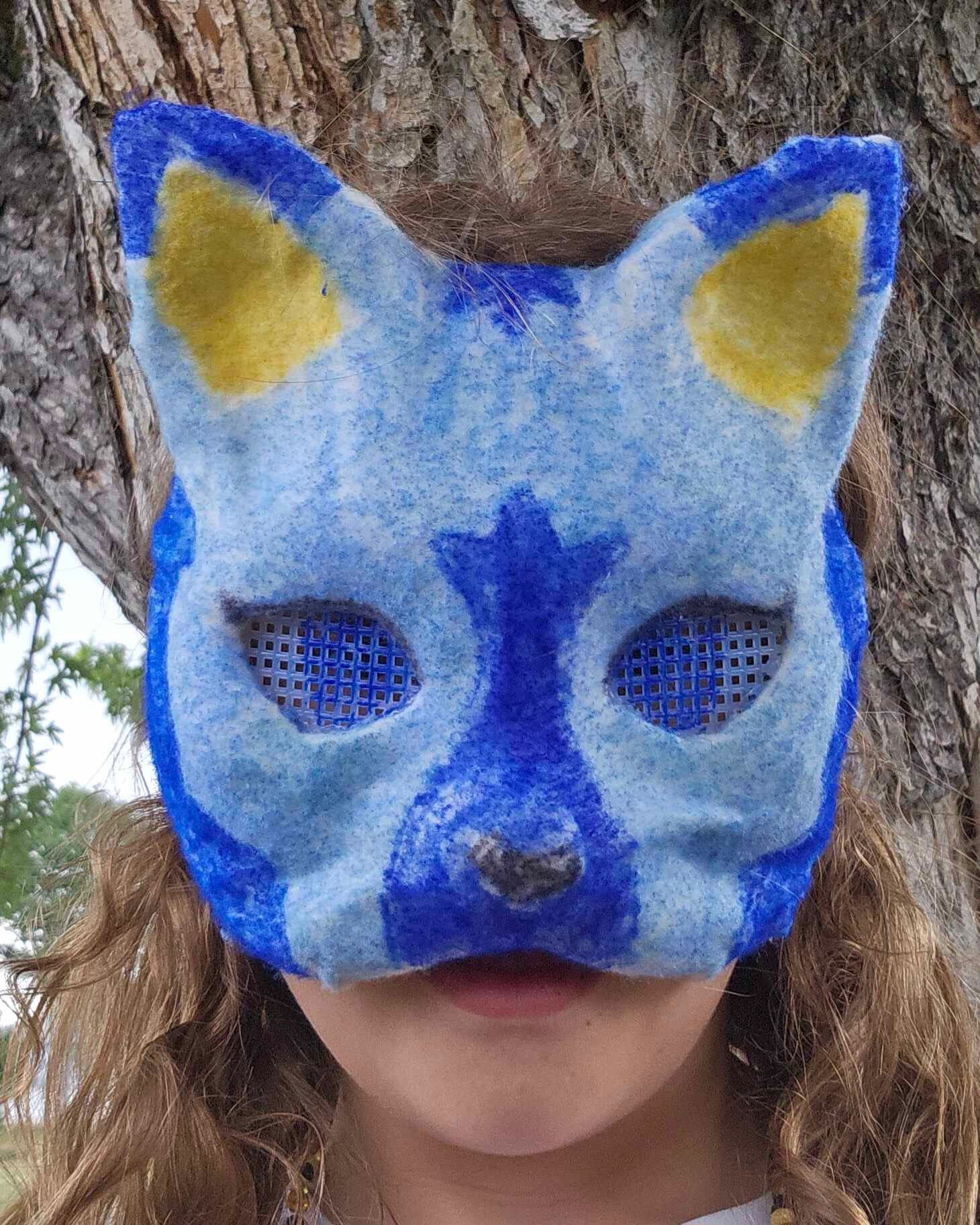 Blue Animal Therian Mask - Etsy