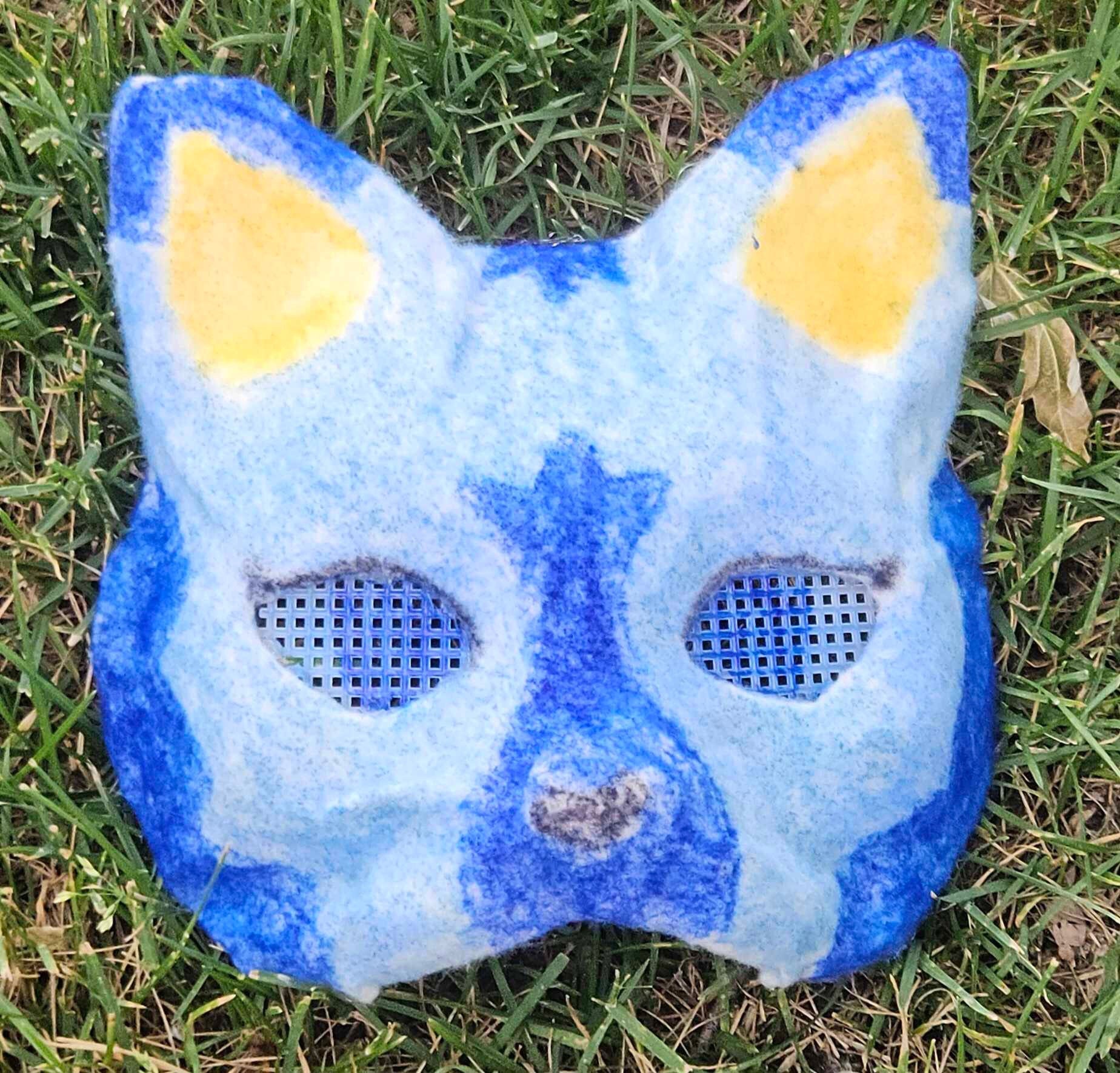 Blue Animal Therian Mask - Etsy