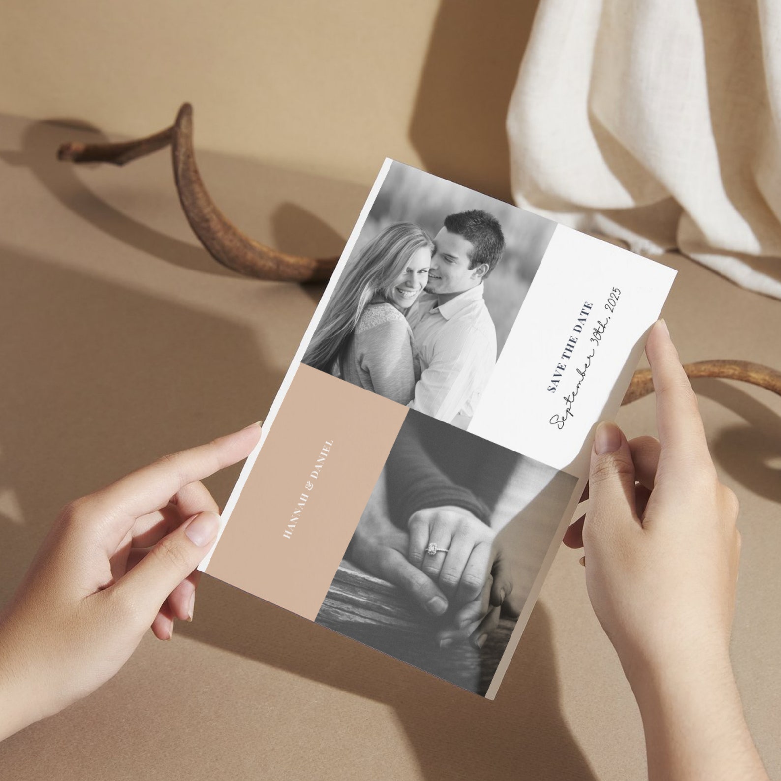 Classic Save the Date- Instant Download - Etsy