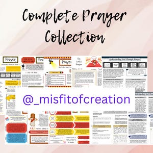 COMPLETE Prayer Collection - Etsy