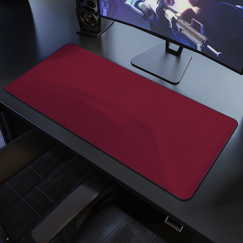 Deep Red Gaming Mouse Pad Red Gaming Mouse Pad Dark Red Gaming Mousse ...