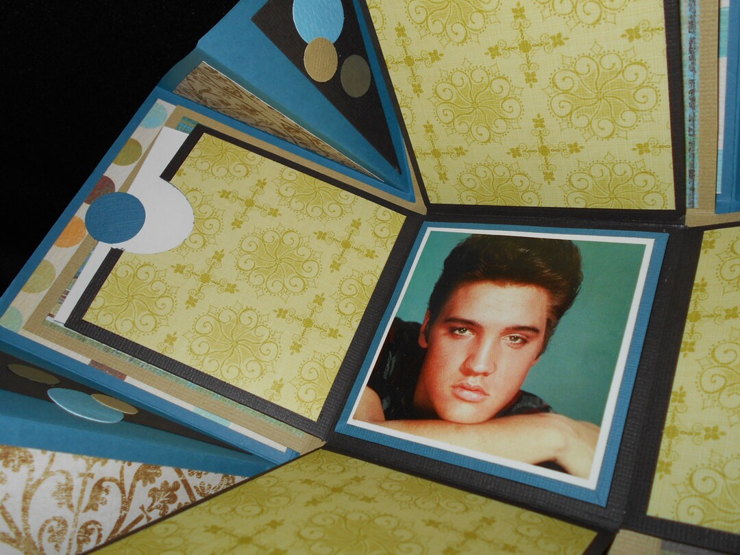 Elvis Photo Album - Elvis Scrapbook - Elvis Explosion Box - Elvis ...
