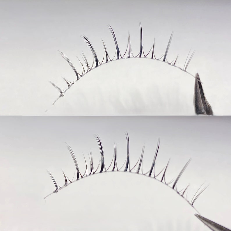 Natural Lashes | Kpop Girl Group | Thin Band | 726 - Etsy