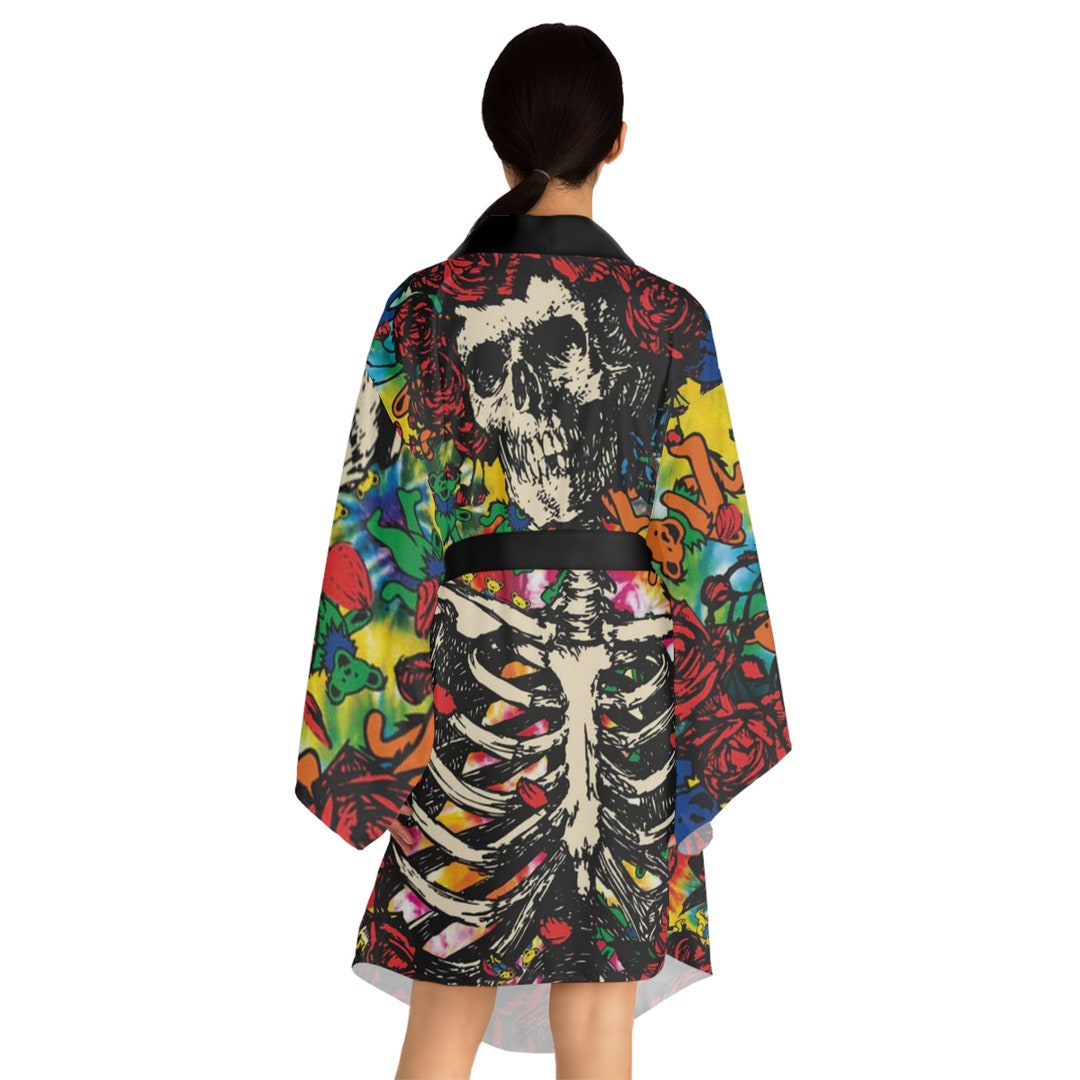 Dead Kimono Grateful Clothing Festival Kimono Swimsuit Coverup Festival ...