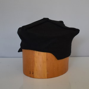 60s Priest Biretta Black Square Clergy Hat Canterbury Cap | Etsy