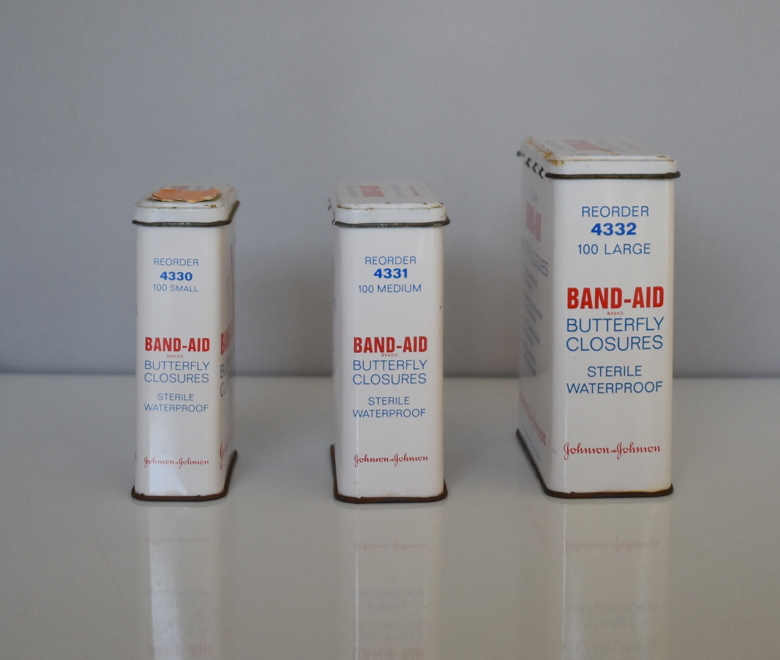Vintage 60s Band-aid Tin Box 1960s Meta Band Aid Storage Box - Etsy