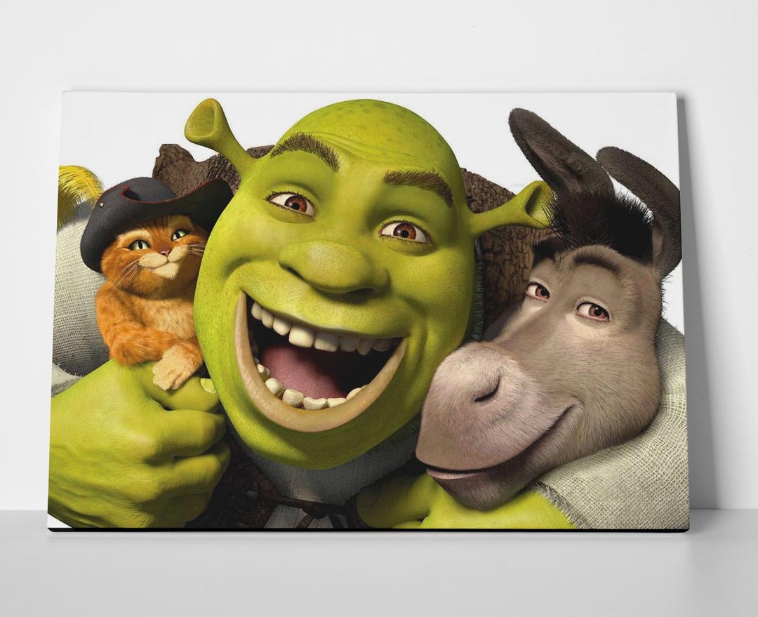 Shrek Movie Poster and Canvas - Etsy