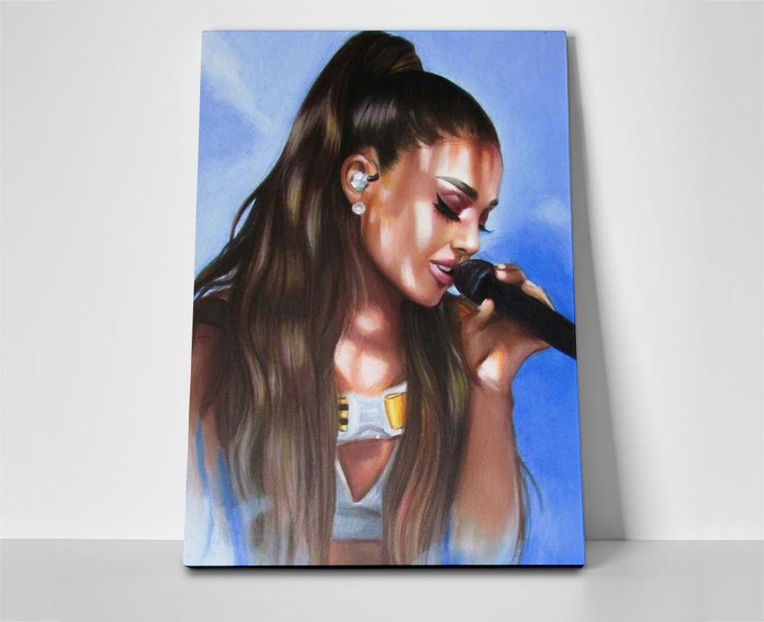Ariana Grande Painting Poster and Canvas - Etsy