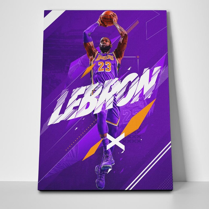 Lebron James Canvas - Etsy