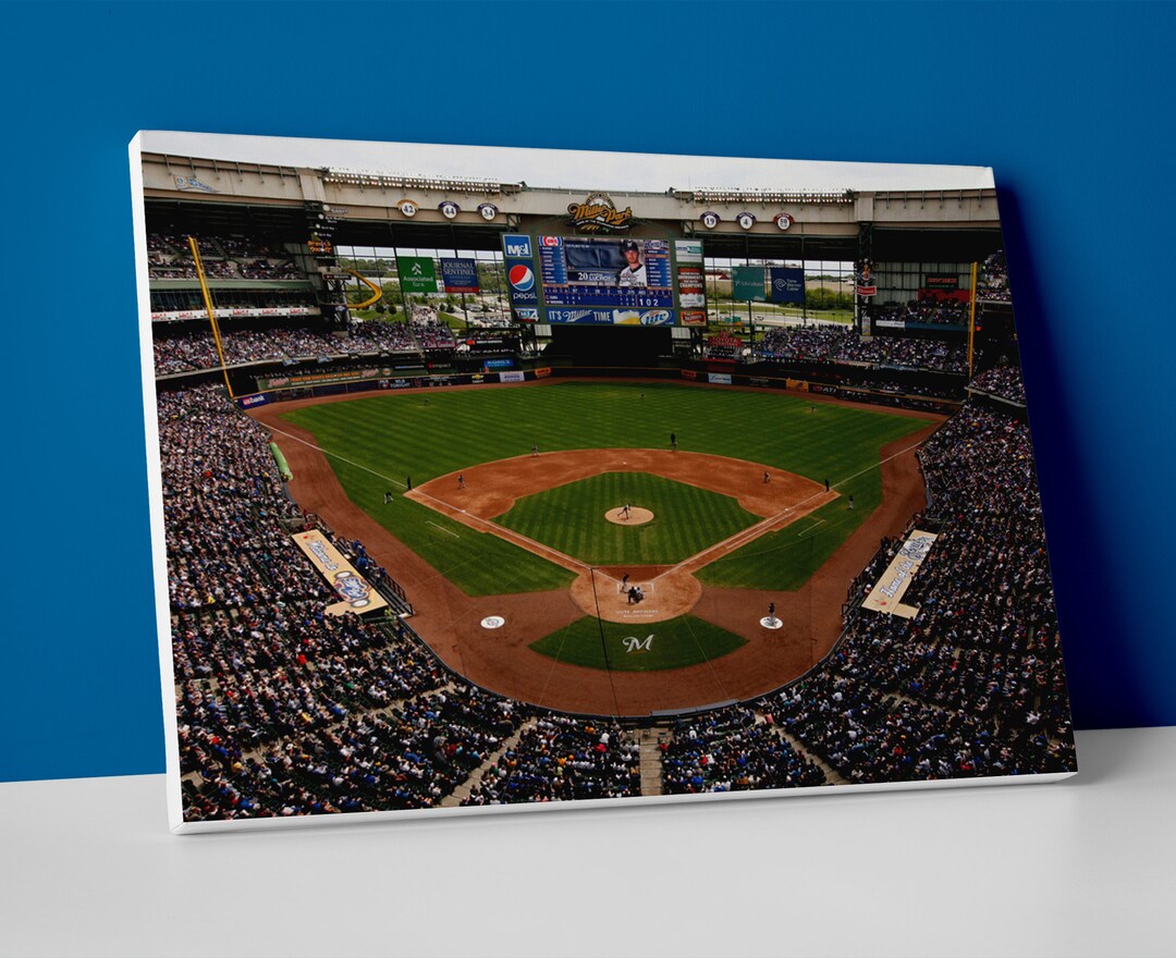 Milwaukee Brewers Stadium Poster and Canvas - Etsy