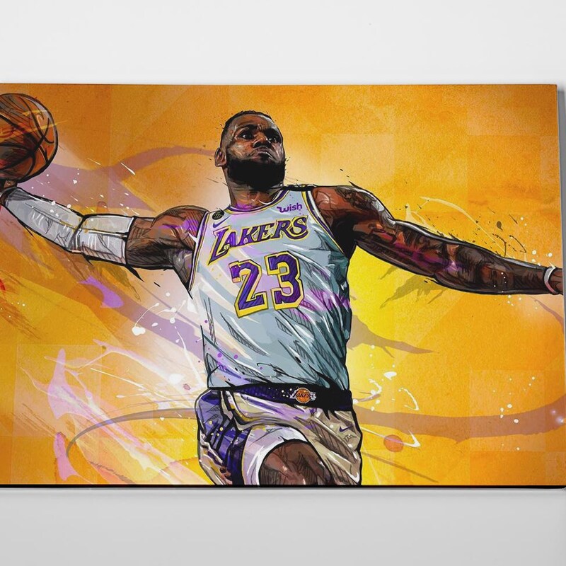 Lebron James Art - Etsy