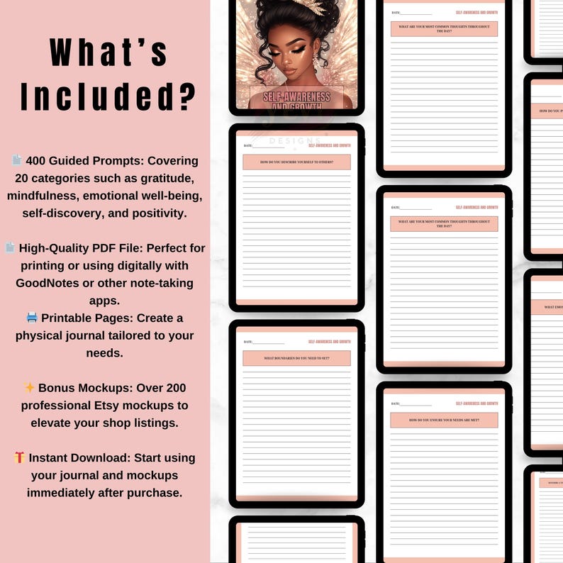 Self-reflection Journal With 400 Prompts | Mindfulness and Gratitude ...