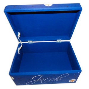 Personalised Twinkle Twinkle Little Star Wooden Keepsake Box, Baby ...